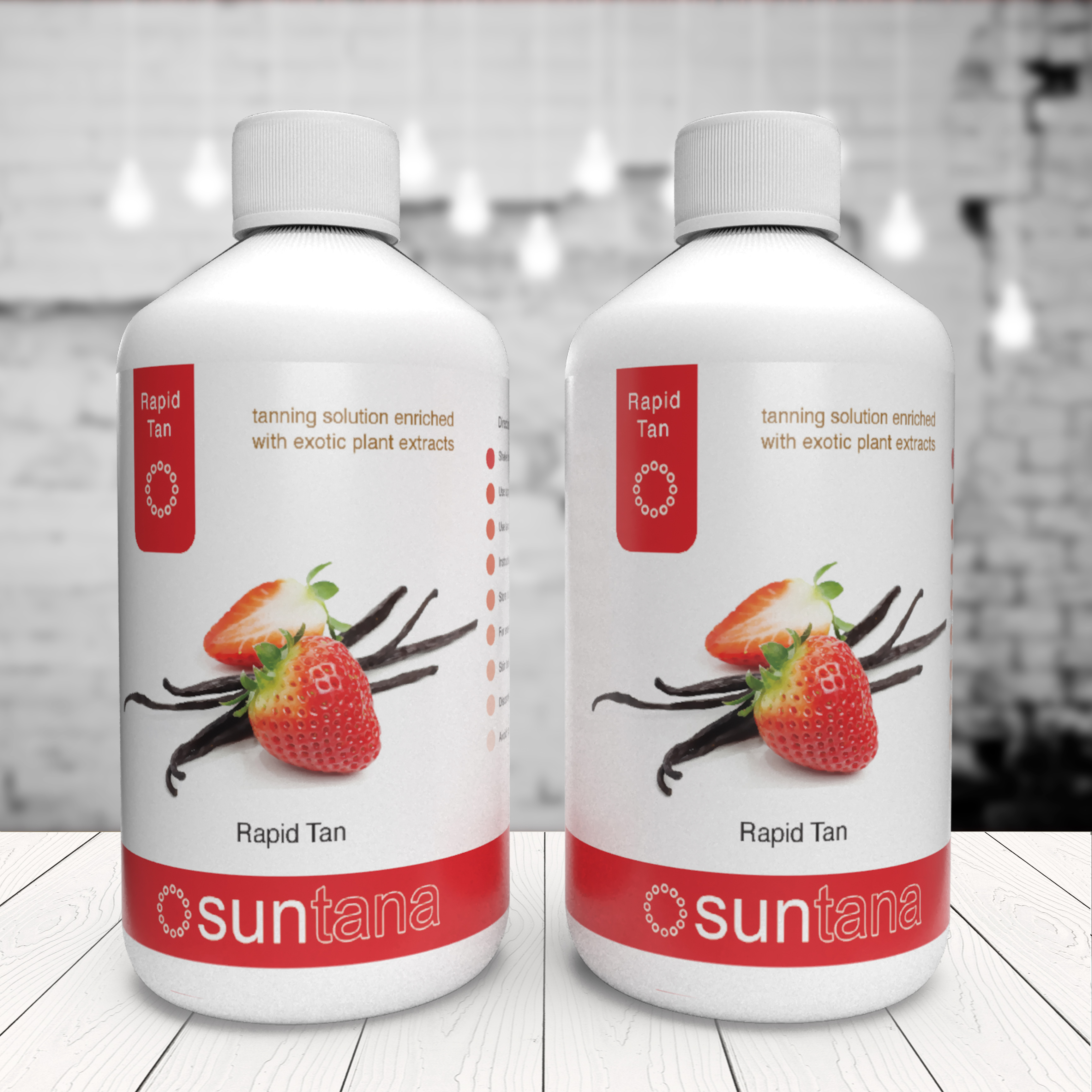 Suntana Rapid Tan - Strawberry Vanilla Fragranced Spray Tan - 500ml ...